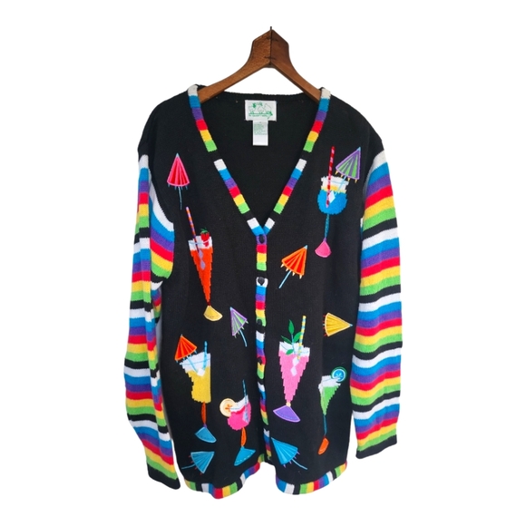 Quacker Factory | Sweaters | Vintage Quacker Factory Knit Martini ...